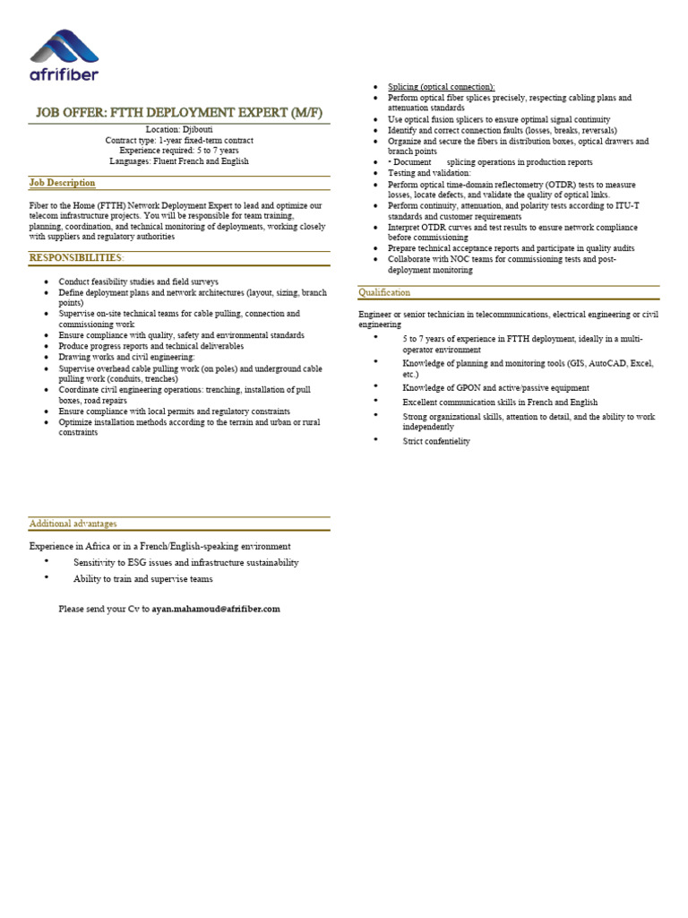 JD | PDF | Optical Fiber | Fiber To The X