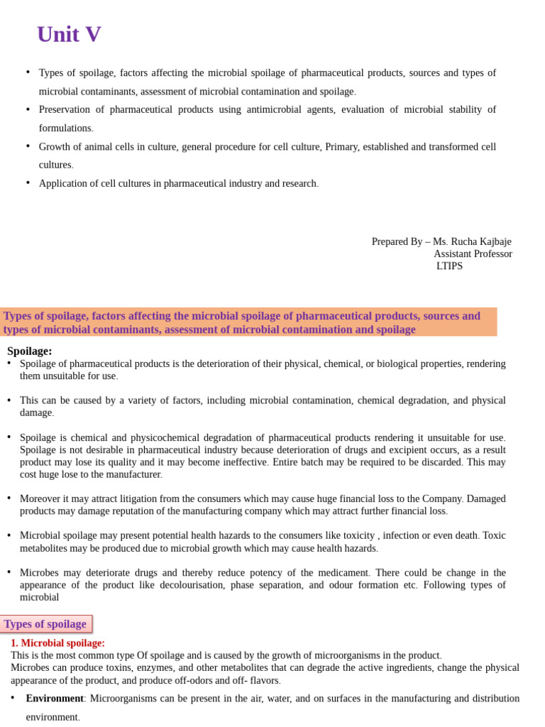 Unit 5 | PDF | Cell Culture | Growth Medium