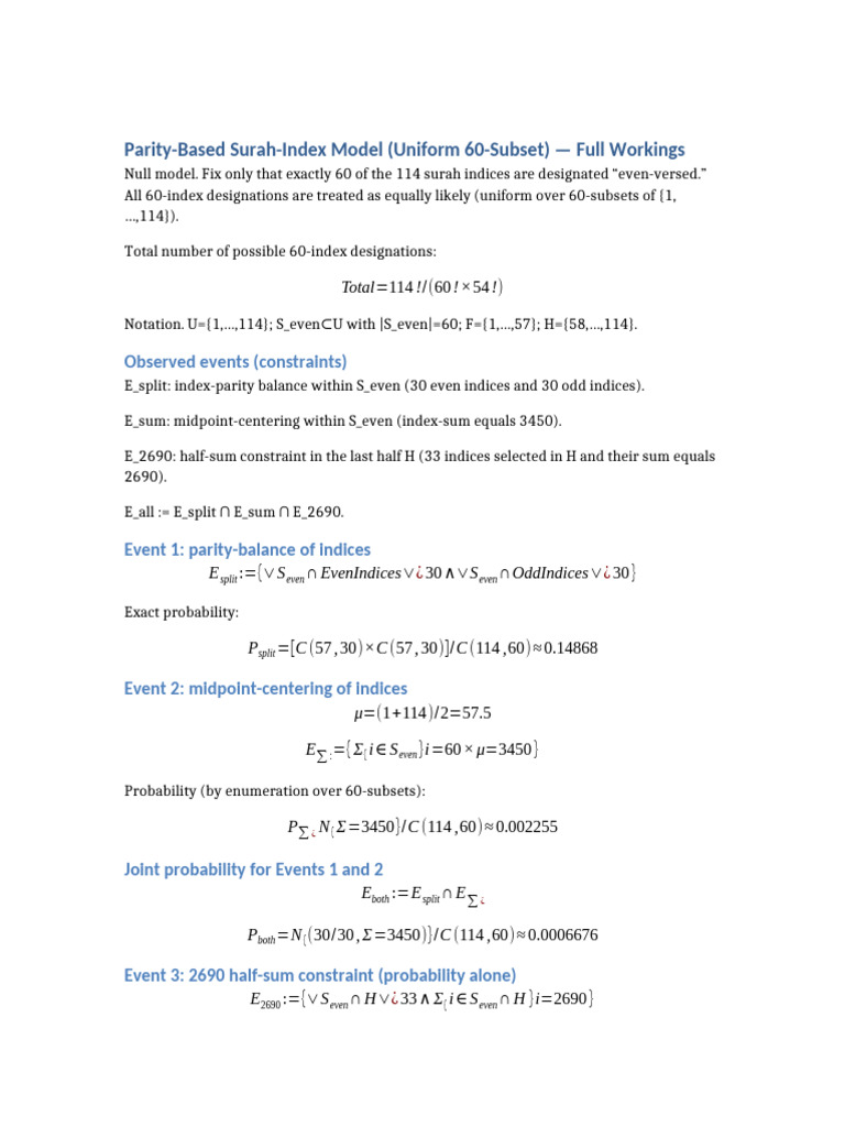 Parity Based Model Full With P2690 and Pall | PDF