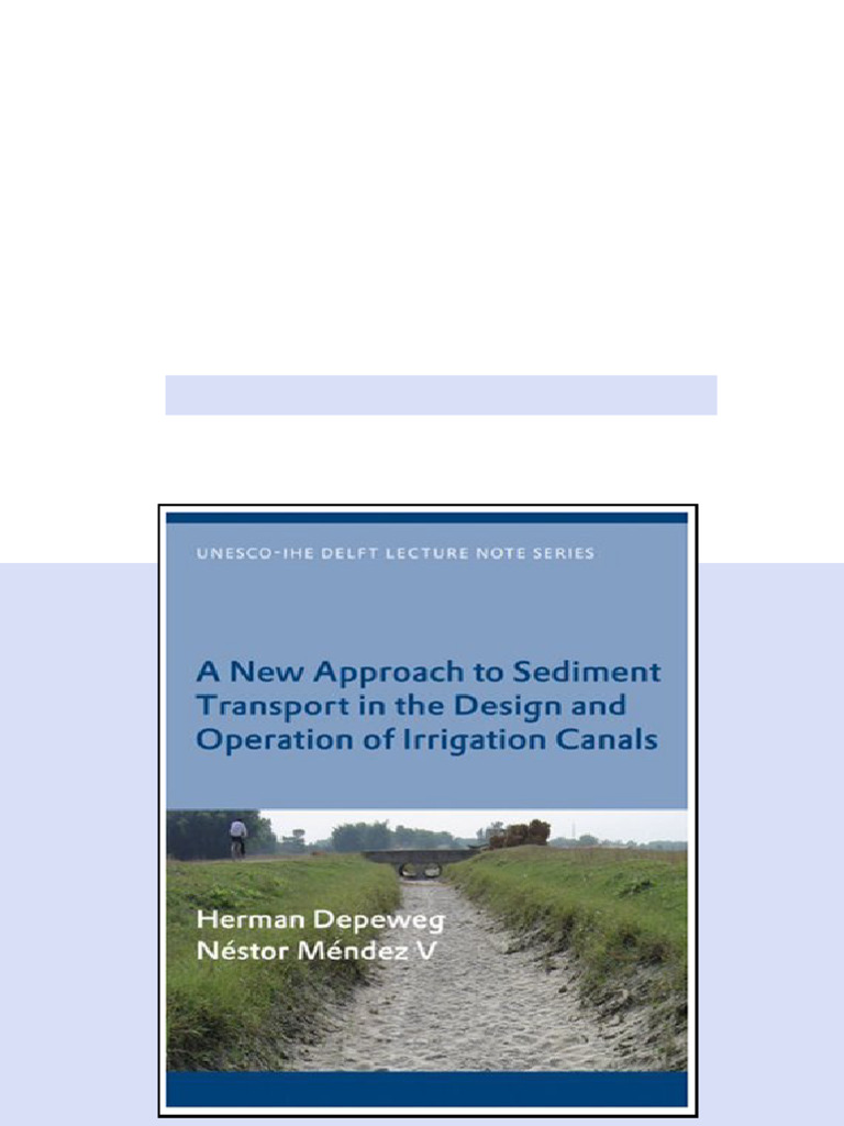 (Ebook) A New Approach of Sediment Transport in the Design and ...