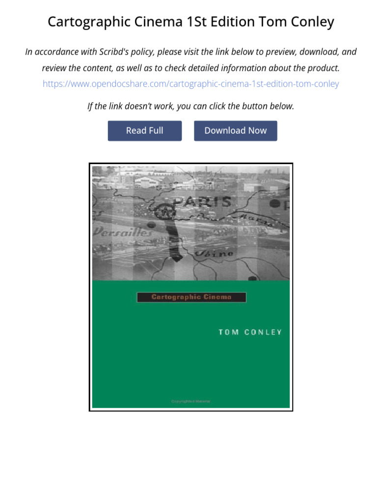 Cartographic Cinema 1st Edition Tom Conley full chapters instanly | PDF ...