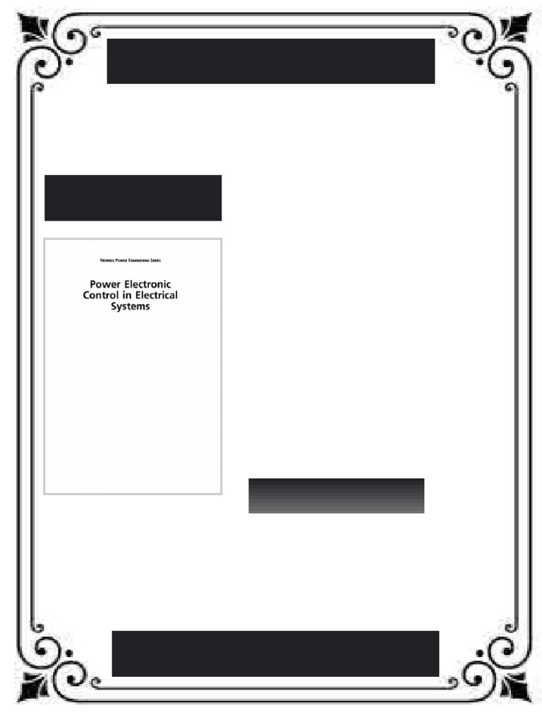 Power Electronic Control in Electrical Systems 1st Edition by Enrique ...