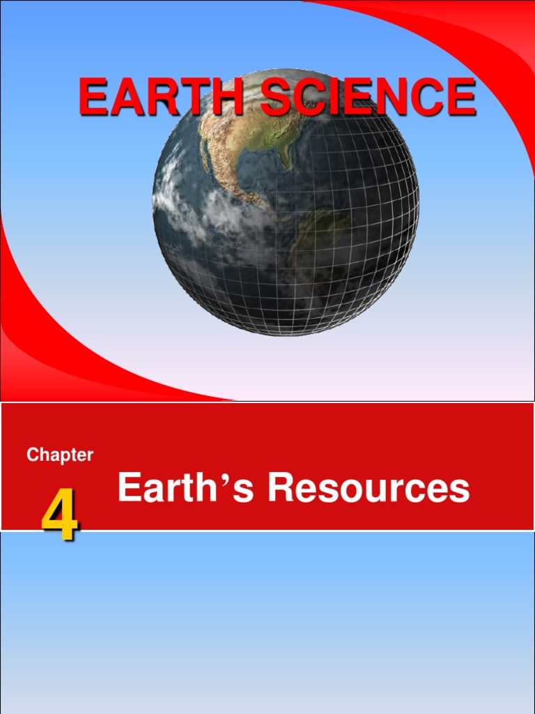 04.earths Resources | PDF | Fuels | Energy Development