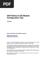 Sap SD Configuration Guide | PDF
