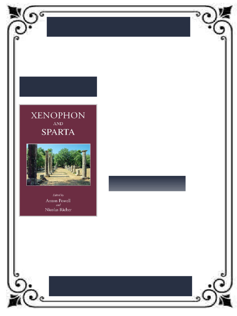 Xenophon and Sparta 1st Edition Nicolas Richer ebook clarity-boosted ...