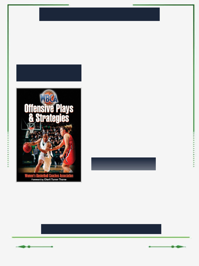 WBCA Offensive Plays Strategies Women'S Basketball Coaches Association ...