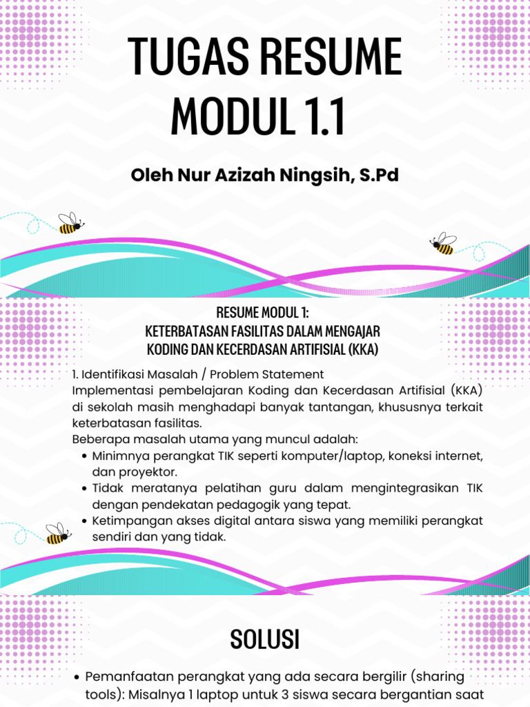 Resume Modul 1.1 | PDF
