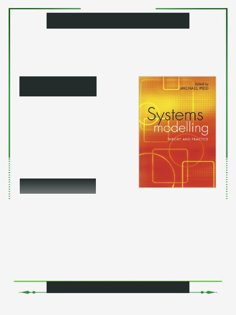 Systems Modelling Theory and Practice 1st Edition Michael Pidd ebook ...