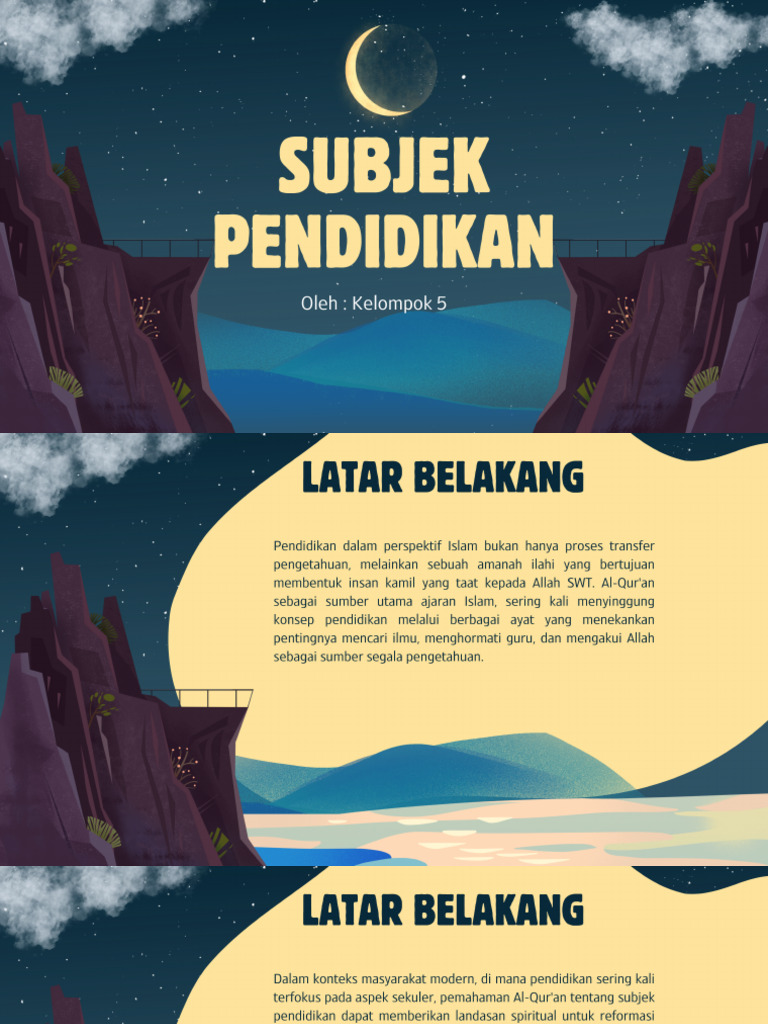 Kel 4 Subyek Pendidikan | PDF