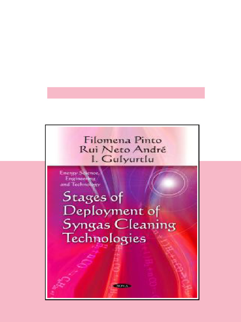 Stages of Deployment of Syngas Cleaning Technologies 1st Edition ...