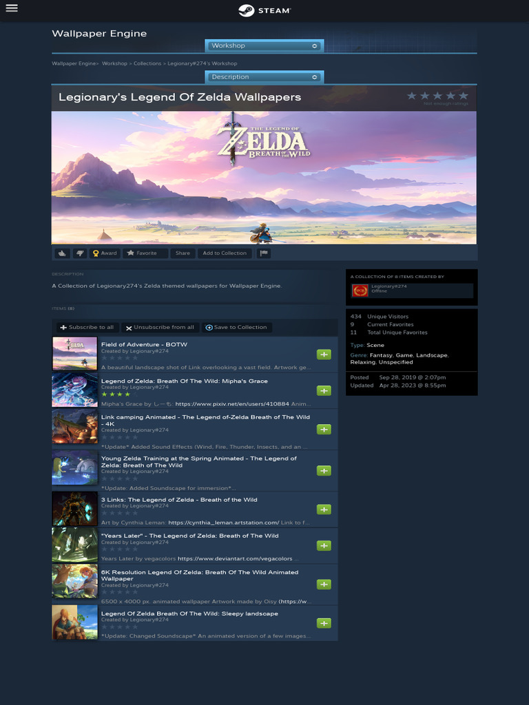 Zelda Wallpapers Collection by Legionary274 | PDF | The Legend Of Zelda ...