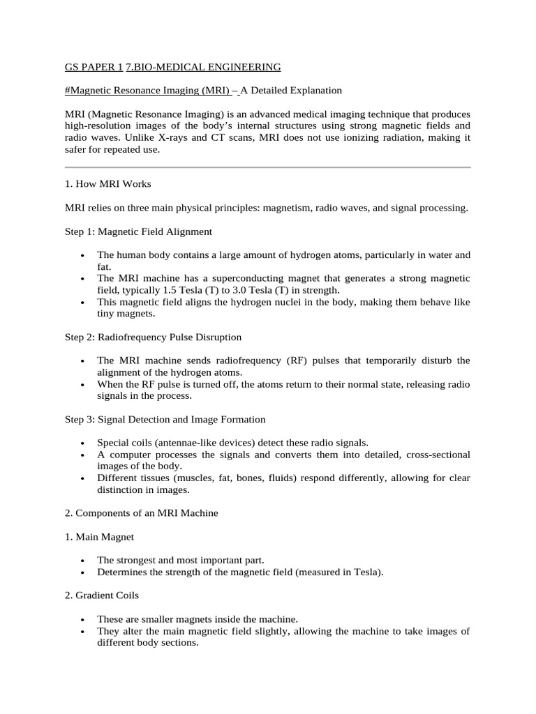 GS PAPER 1 PART 7 | PDF | Electrocardiography | Positron Emission ...