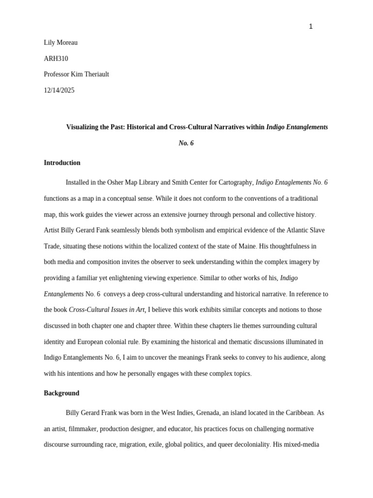 Indigo Entanglements: Art and History | PDF | Slavery | Colonialism