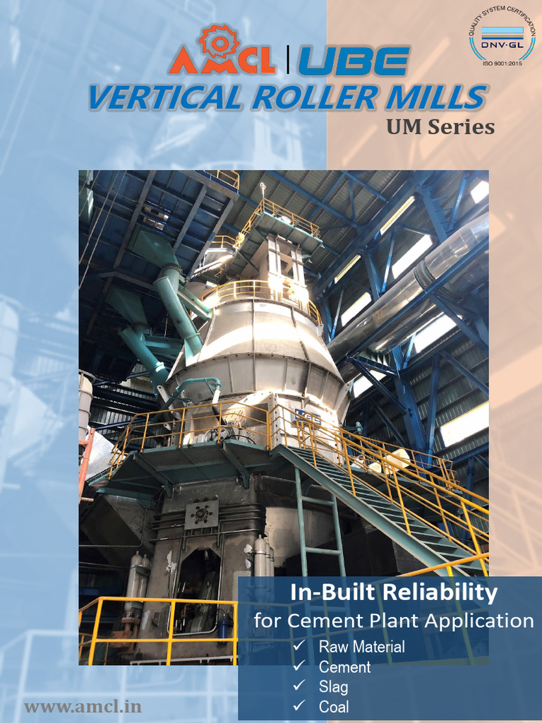 Product Vrm Amcl | PDF | Mill (Grinding) | Cement