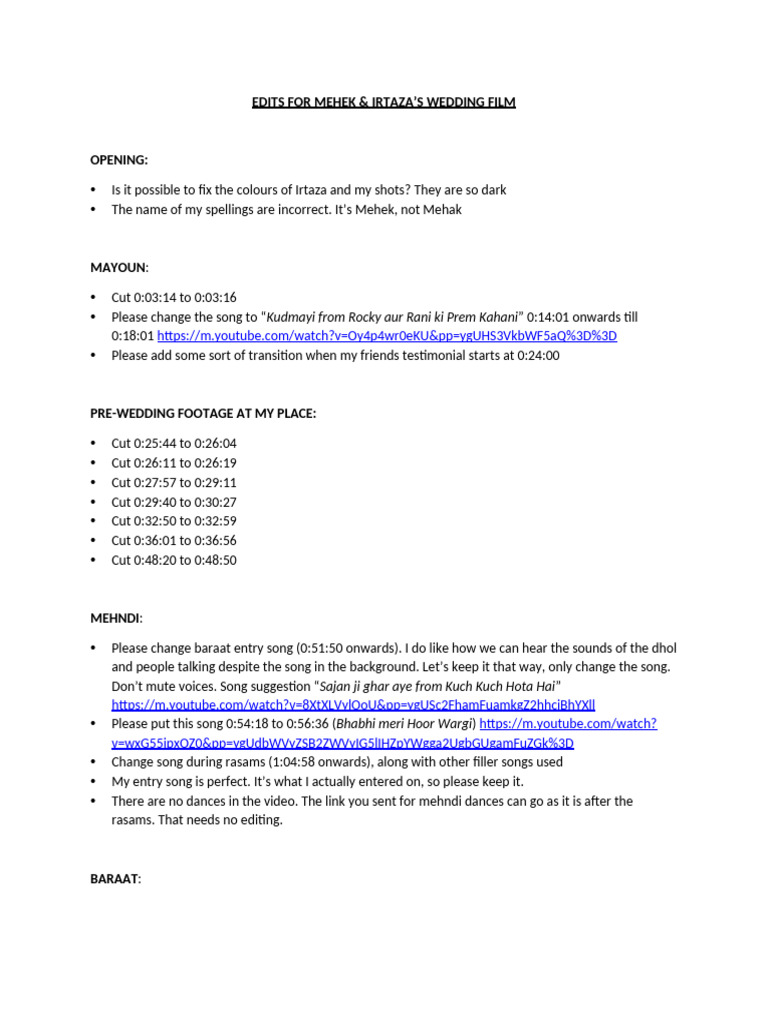 Mehek & Irteza Changes | PDF | Marriage | Social Conventions