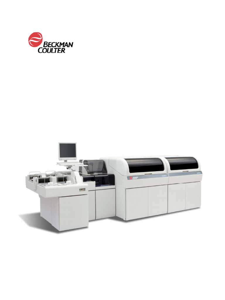 AU5800 in Lab Training Manual | PDF | Menu (Computing)