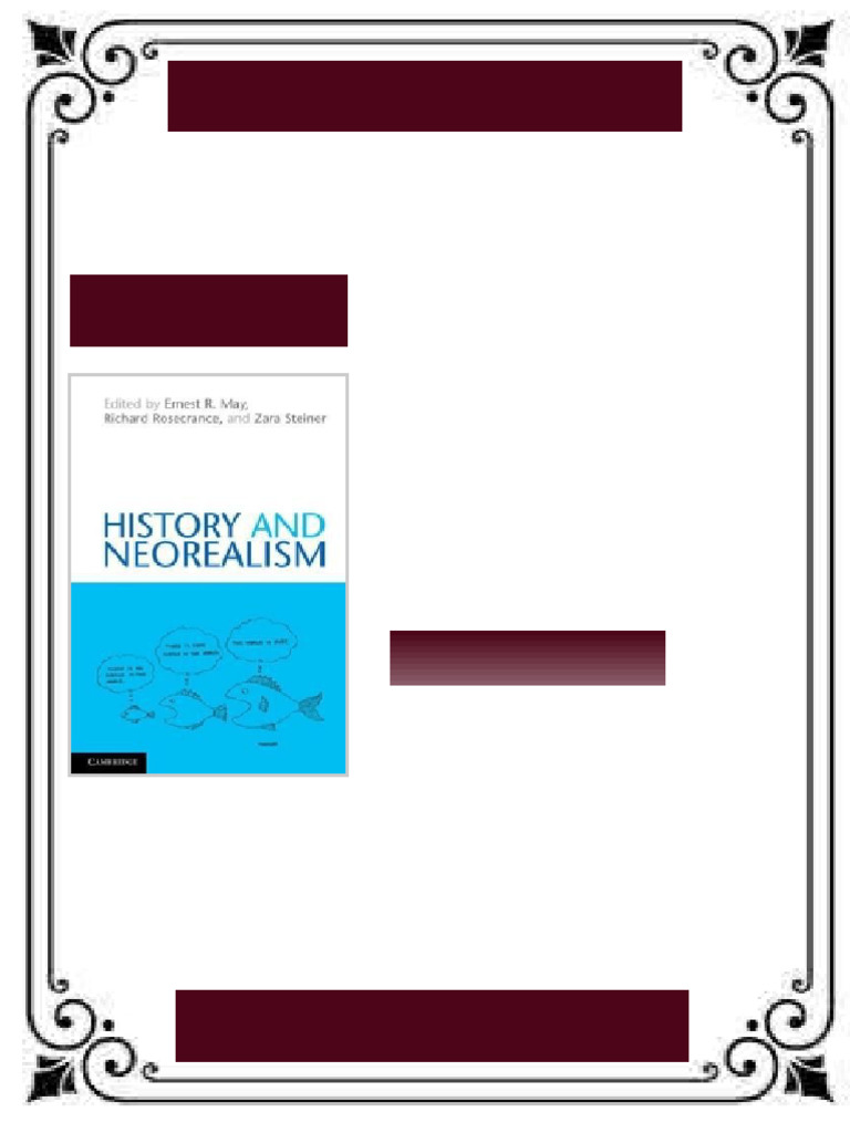 History and Neorealism 1st Edition Ernest R. May ebook high-quality ...