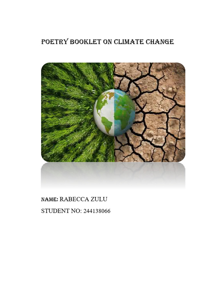 Climate Change Poetry Booklet | PDF | Trees | Sea