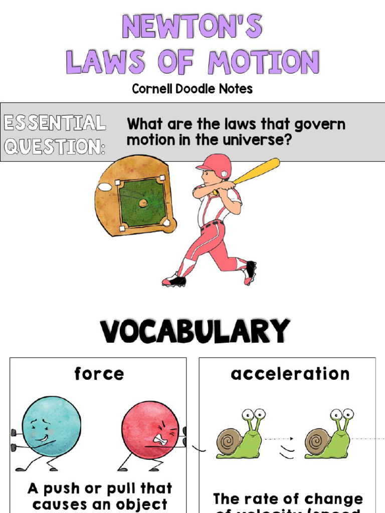 Newton's Laws of Motion Presentation | PDF