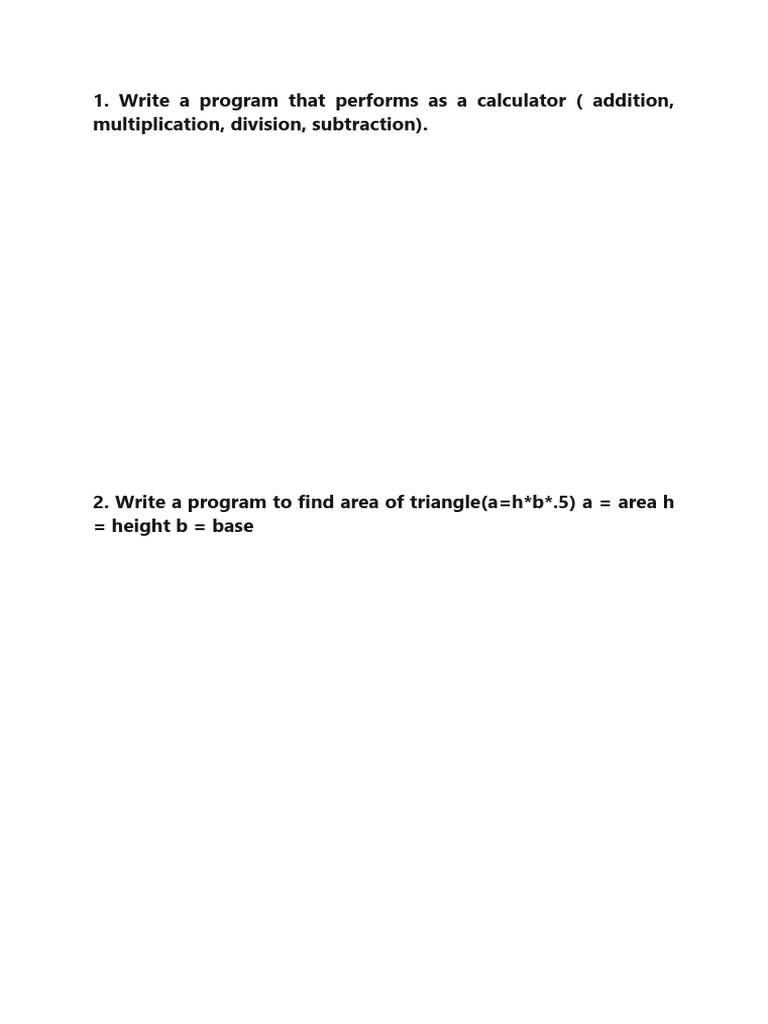 PPS 60 C Program | PDF | Pointer (Computer Programming) | Software ...