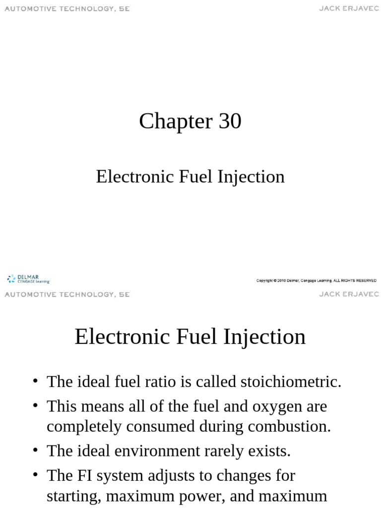 CH30 Electronic Fuel Injection STUDENT VERSION Rev | PDF | Fuel ...