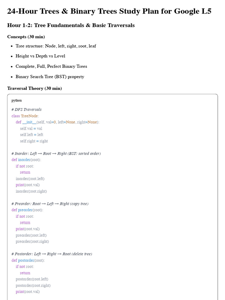 Tree & Binary Tree | PDF | Algorithms And Data Structures | Computer ...
