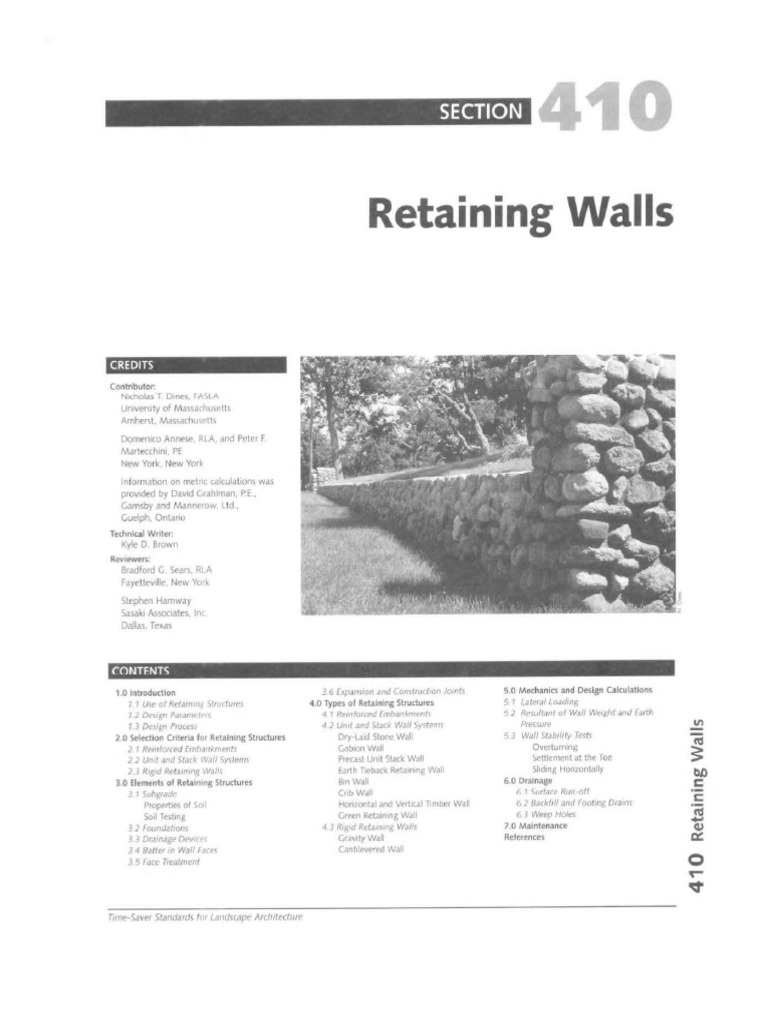 Module 3-Retaining Wall | PDF