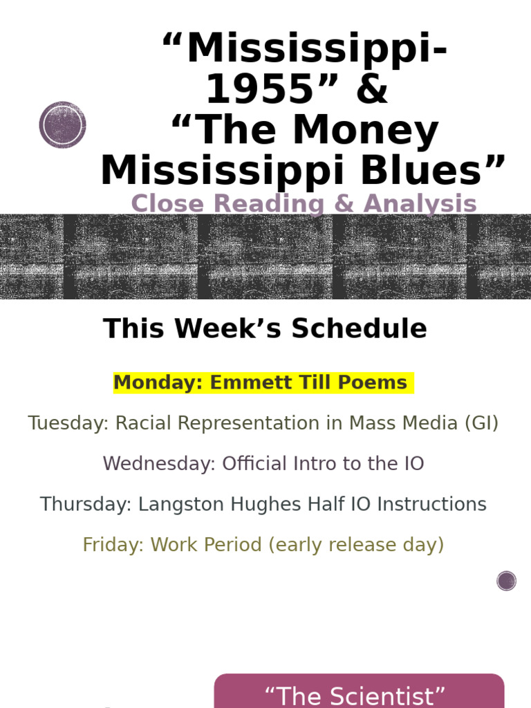 _Mississippi_1955_____Money_Mississippi_Blues__Analysis_ (1) | PDF