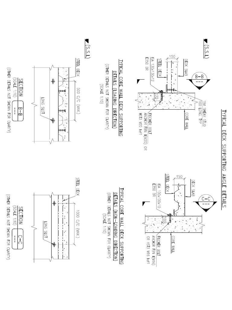 Typical Deck Angle Details | PDF