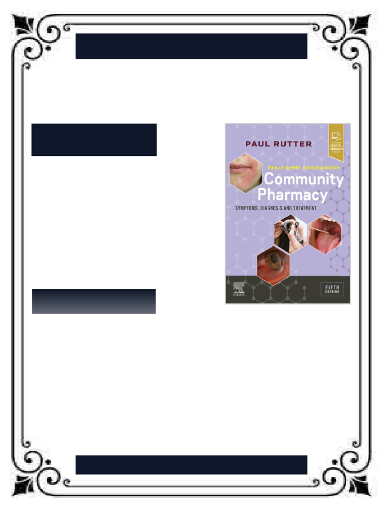 Community Pharmacy: Symptoms, Diagnosis and Treatment Paul Rutter eBook ...