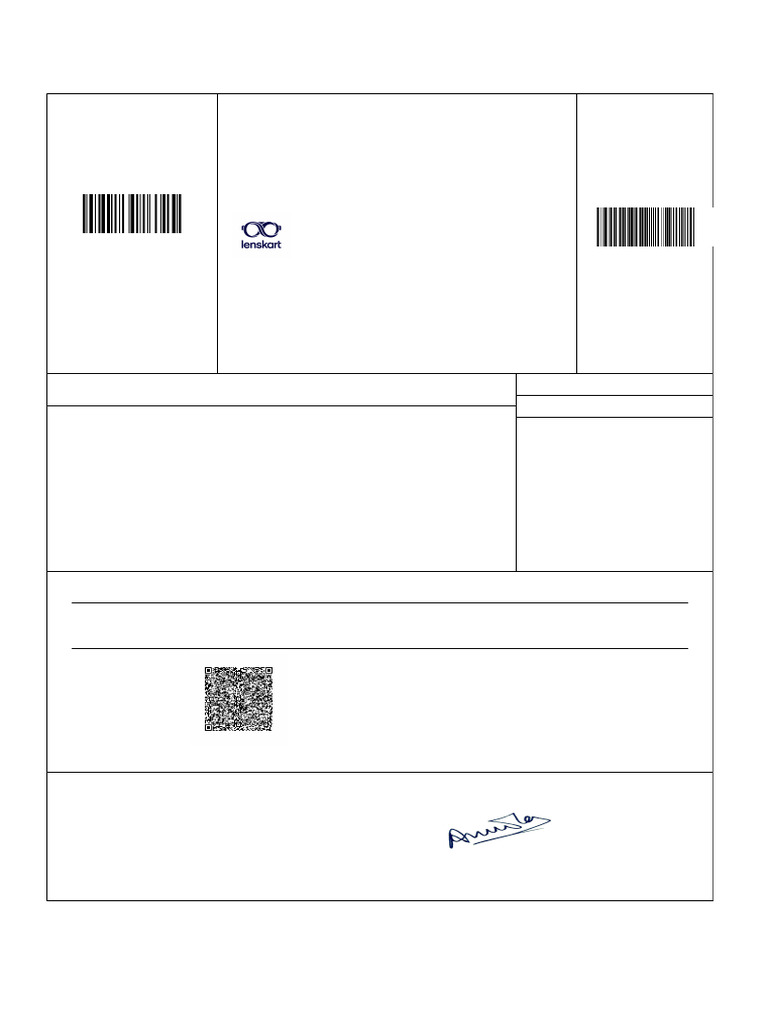 Lenskart Tax Invoice #IIN20625A4923570 | PDF | Public Finance | Taxation