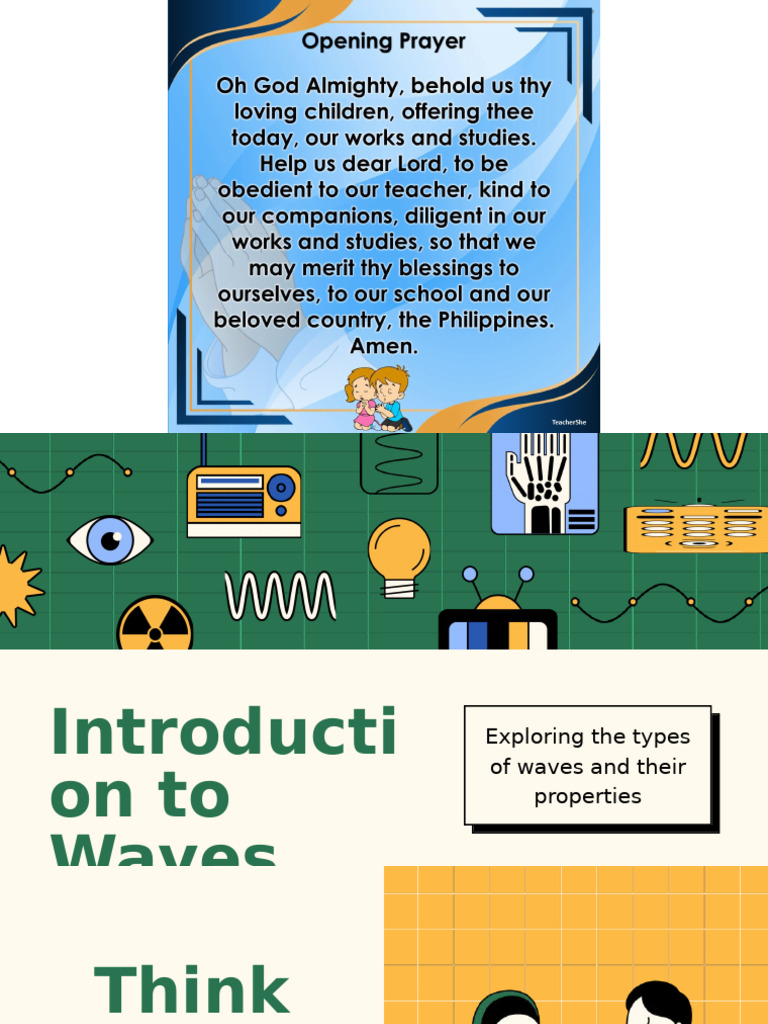 Introduction to Waves Education Presentation in 0 Green Style | PDF ...