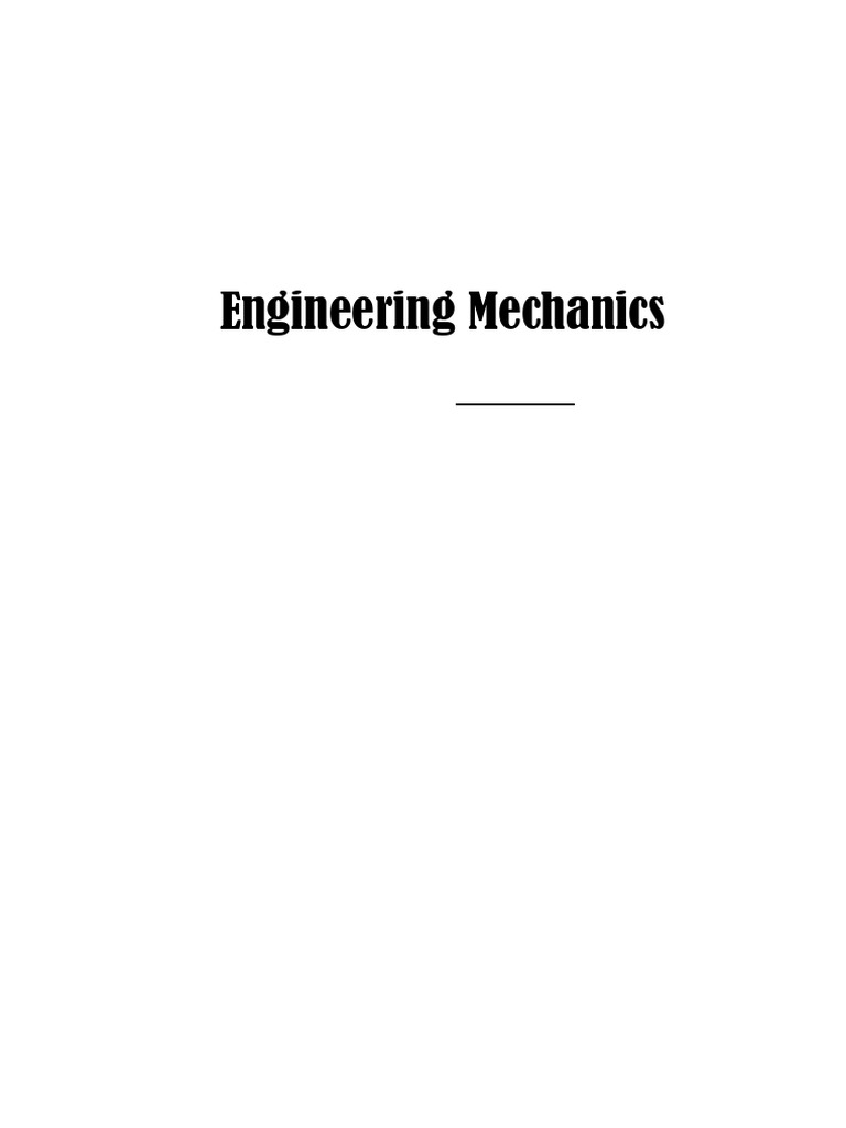 Lecture142390471Civil Note Engineering - Part1 | PDF | Force | Rotation ...