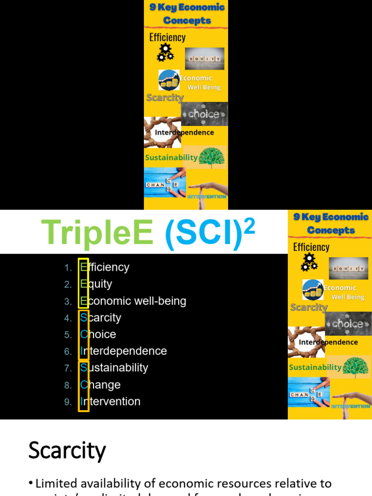 9 Key Economic Concepts | PDF | Economics | Sustainability