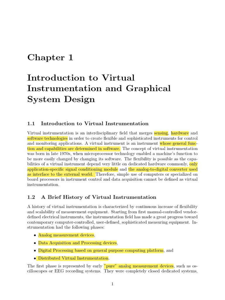 VI-ch-1 | PDF | Instrumentation | User Interface