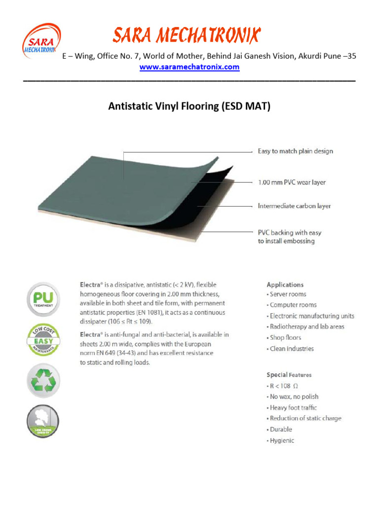 Antistatic Esd Mat | PDF