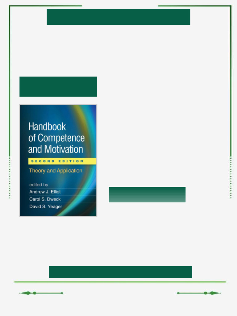 Handbook of Competence and Motivation Theory and Application 2nd ...