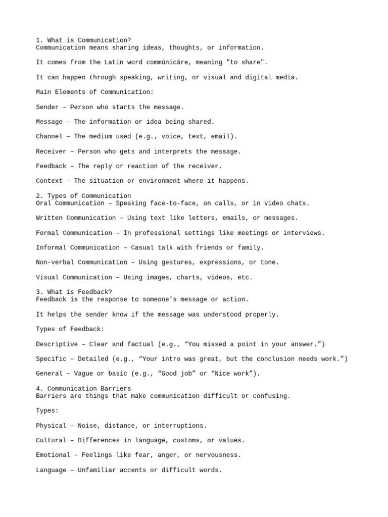 Understanding Communication Basics | PDF | Communication | Nonverbal ...