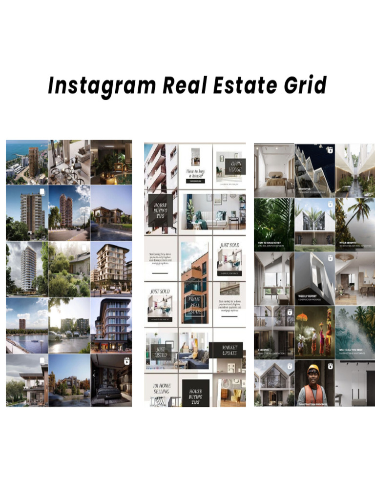 Instagram Real Estate Grid | PDF