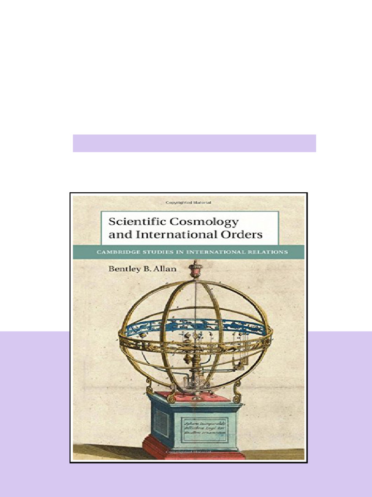 Scientific Cosmology And International Orders Bentley B Allan digital ...