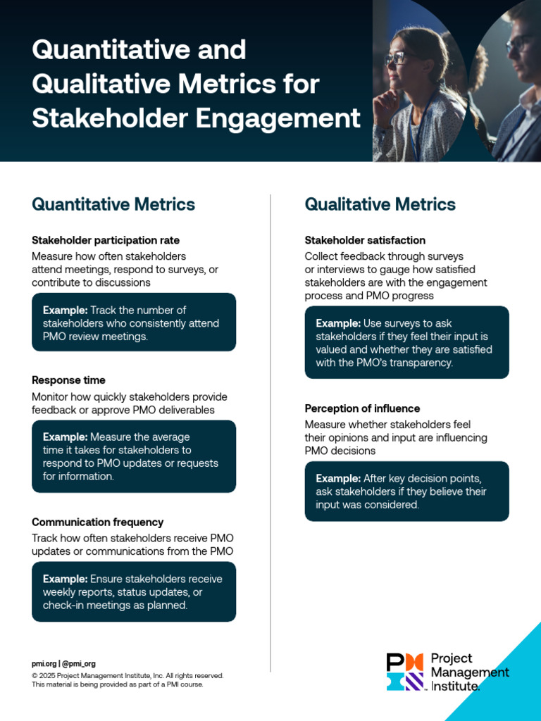 Stakeholder Engagement Metrics Guide | PDF