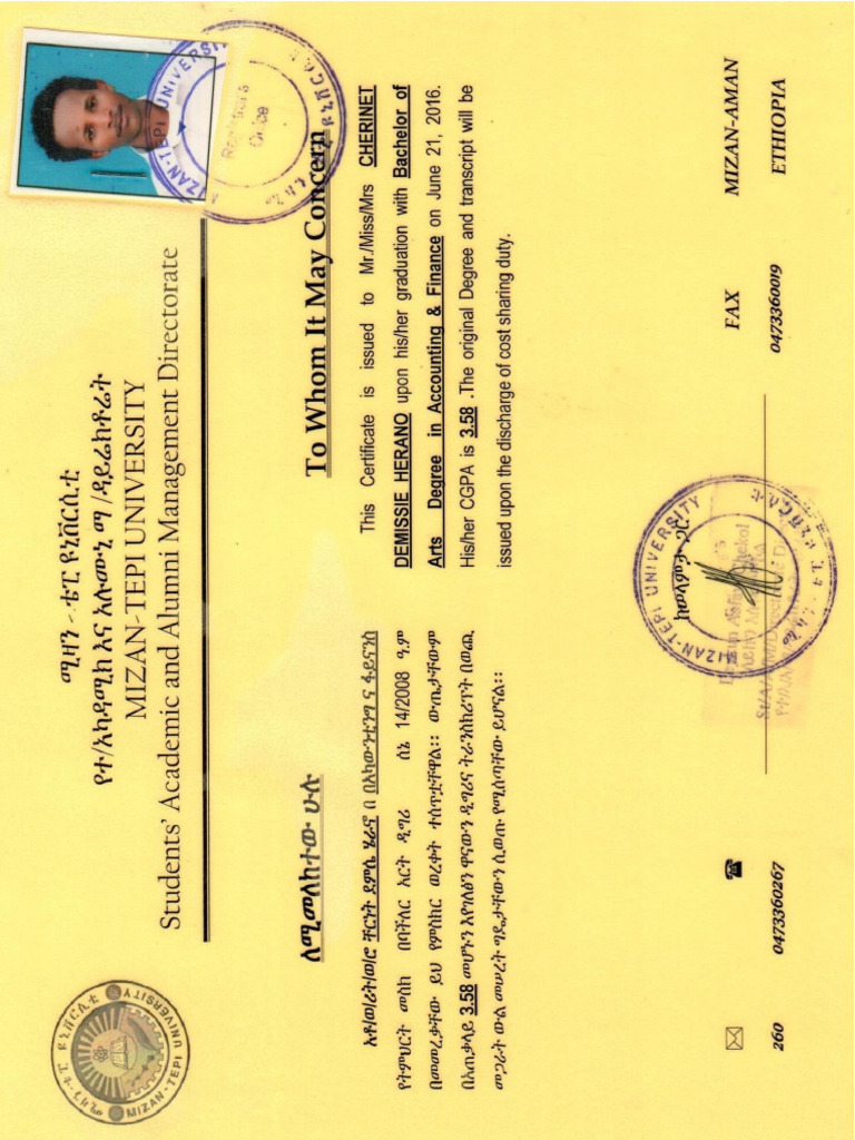 Grade 8 up to BA degree (1) | PDF