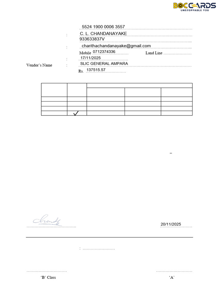 Boc Zero Interest Installment Plan Application Form en (1) | PDF ...
