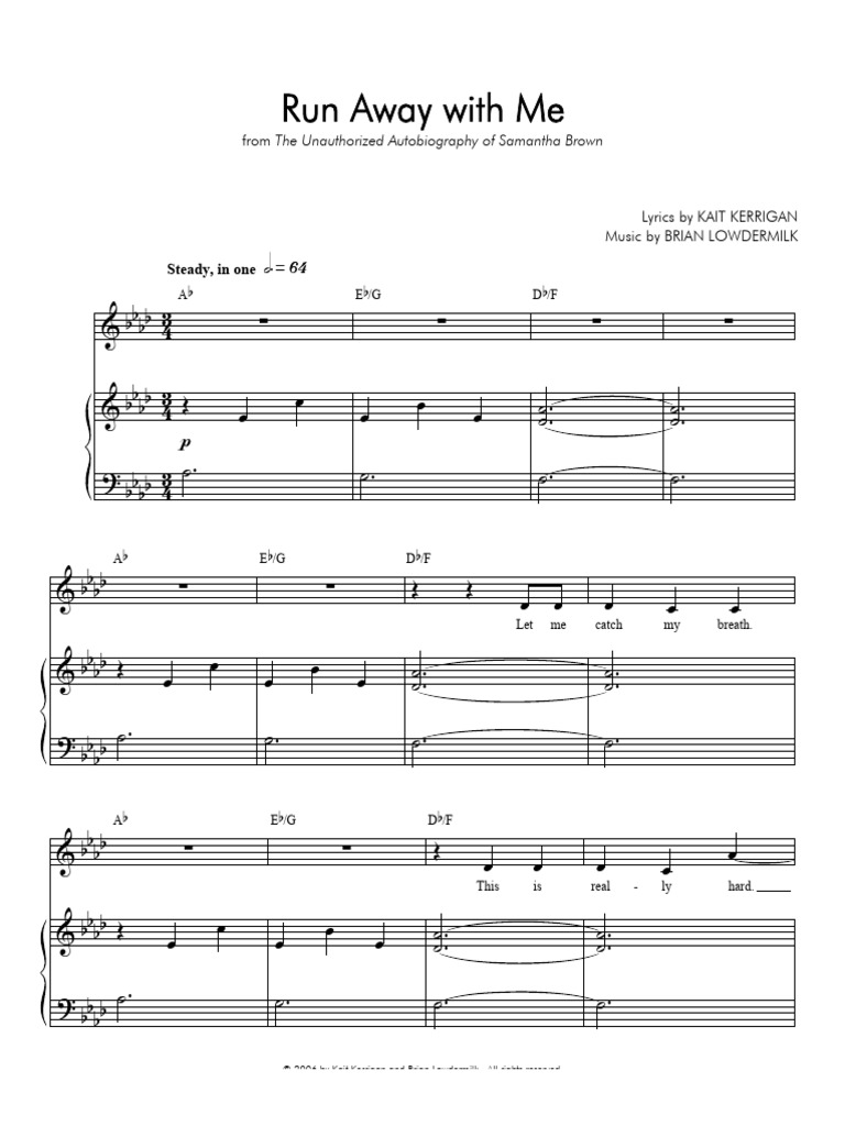 Run Away with Me Lyrics Analysis | PDF | Composers | Music