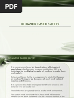 Behavior Based Safety Procedure | PDF | Risk | Safety