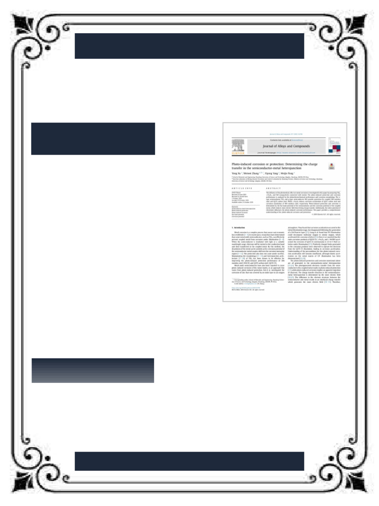 Photo Induced Corrosion Or Protection Determining The Charge Transfer