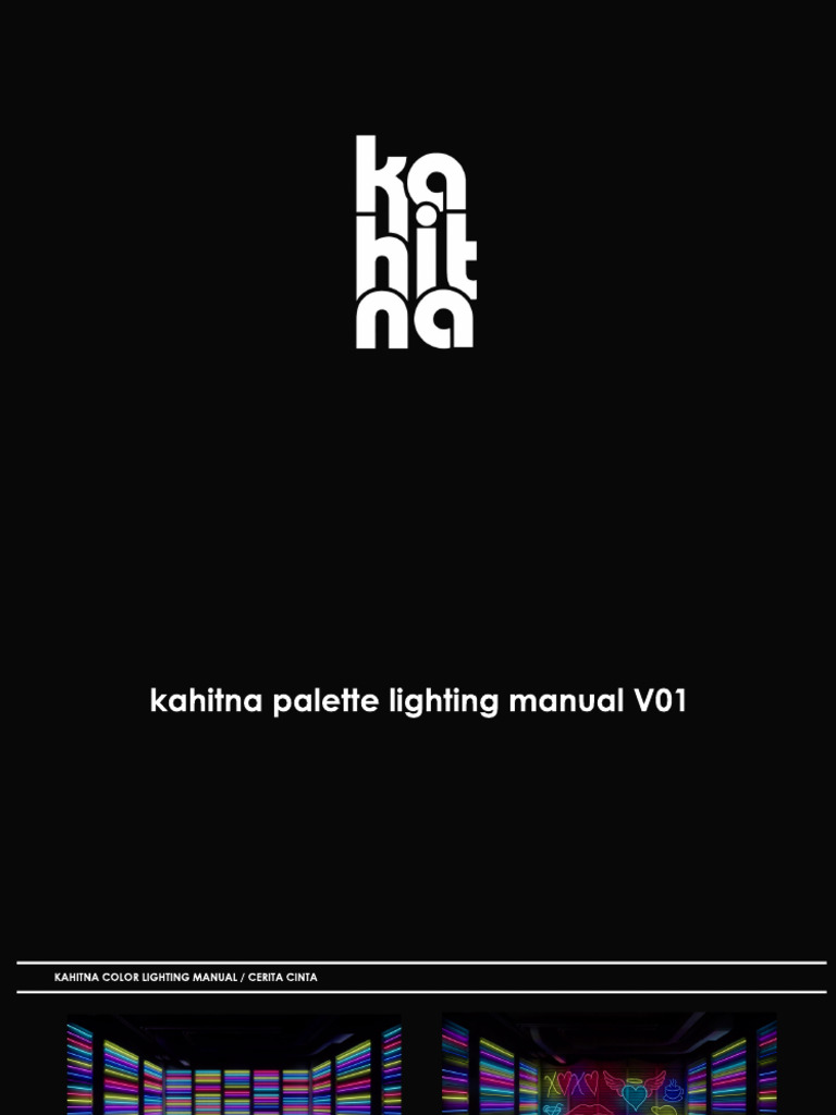 Kahitna Color Lighting Manual V01 | PDF
