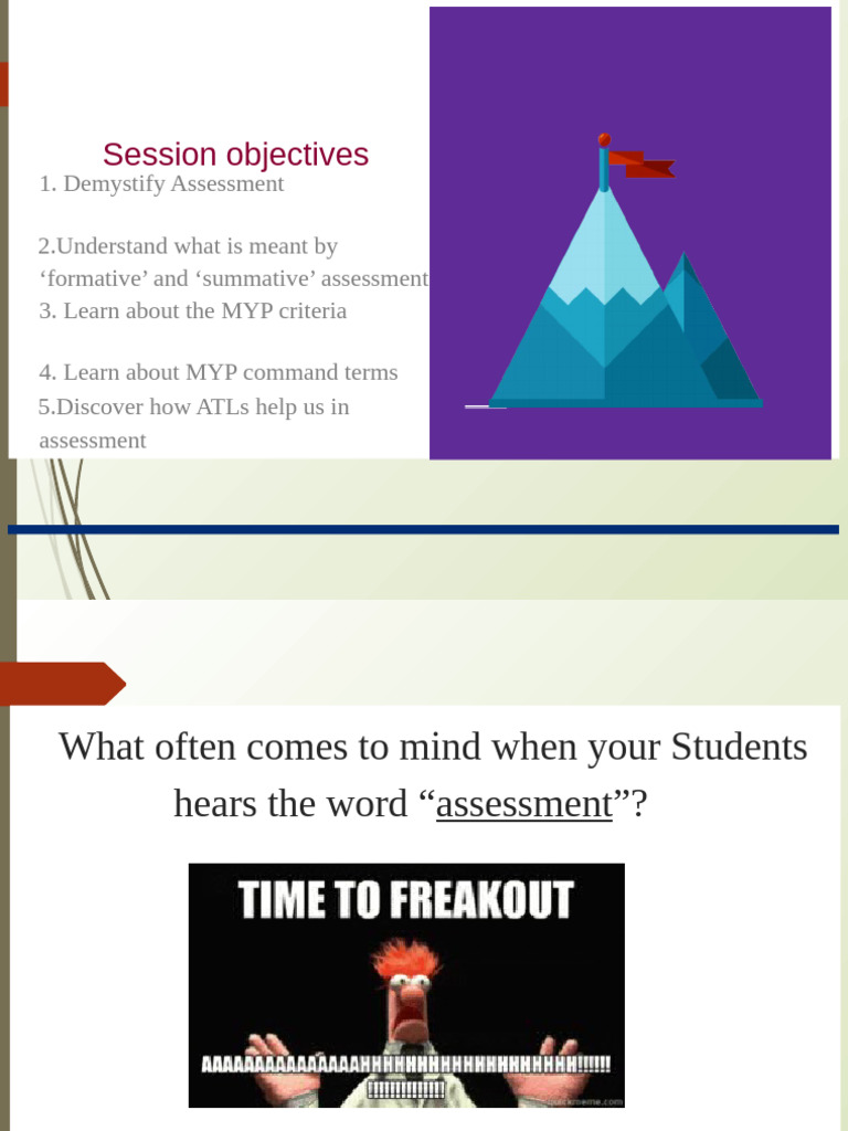 Understanding MYP Assessment Strategies | PDF | Educational Assessment ...