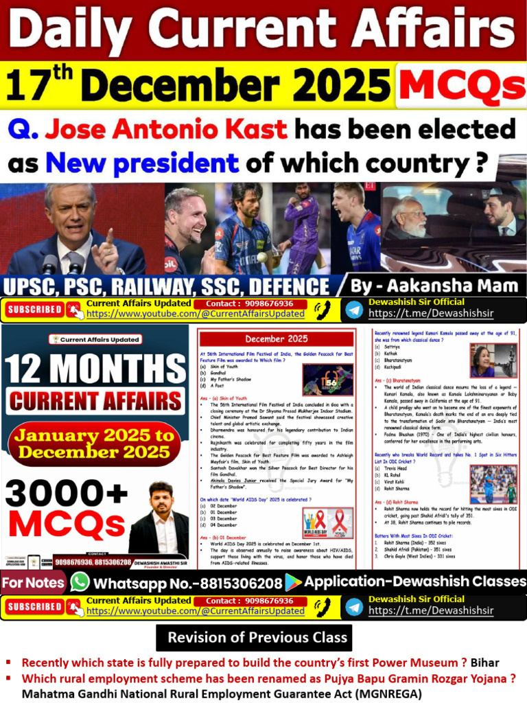 17th December 2025 | PDF | Chile