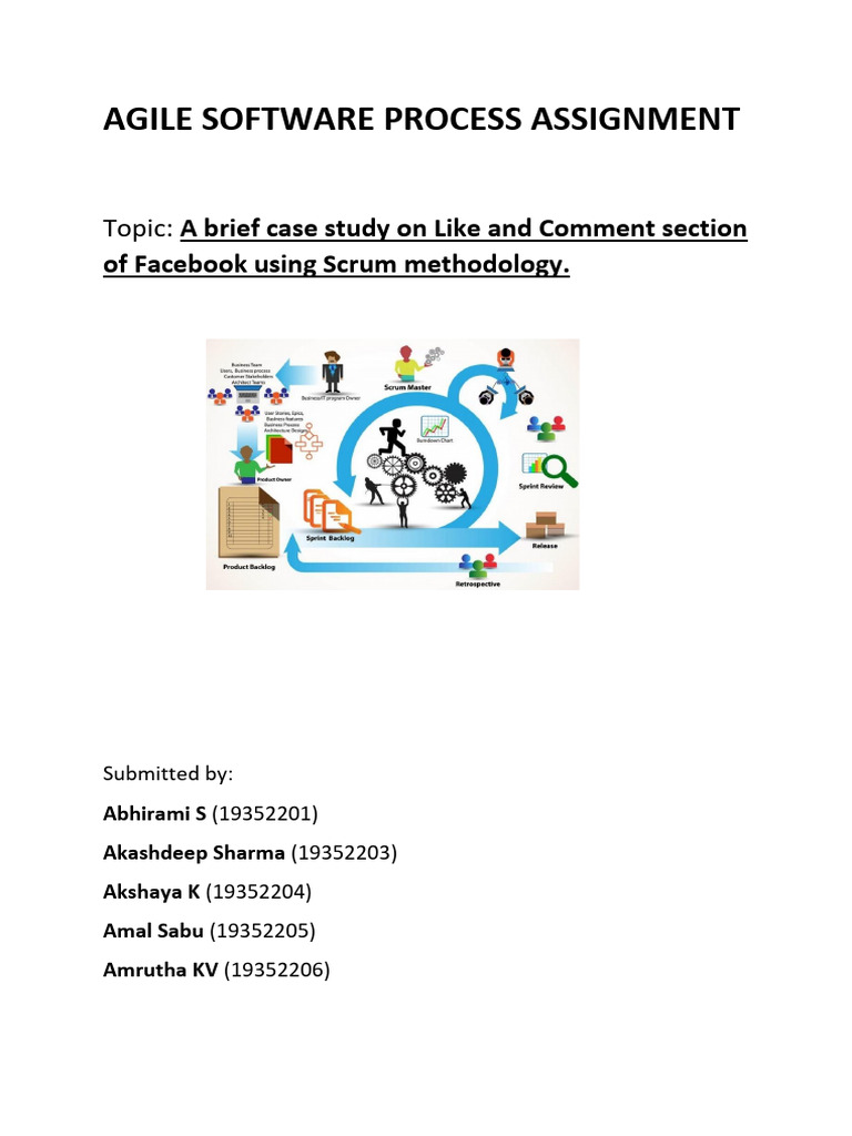 Facebook Assignment, Group 1 | PDF | Scrum (Software Development ...